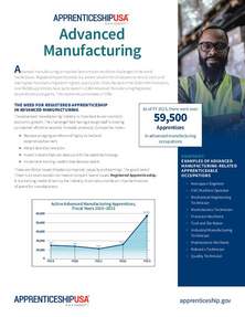 Advanced Manufacturing | Apprenticeship.gov